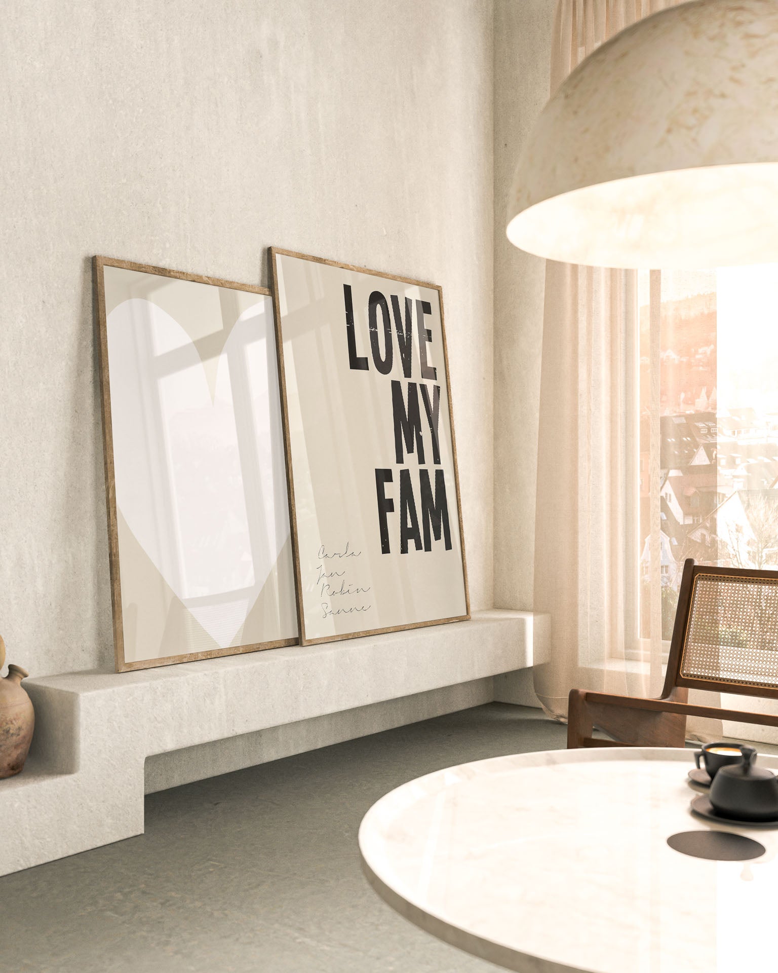 LOVE MY FAM POSTER - – HUISJEVANSANNE