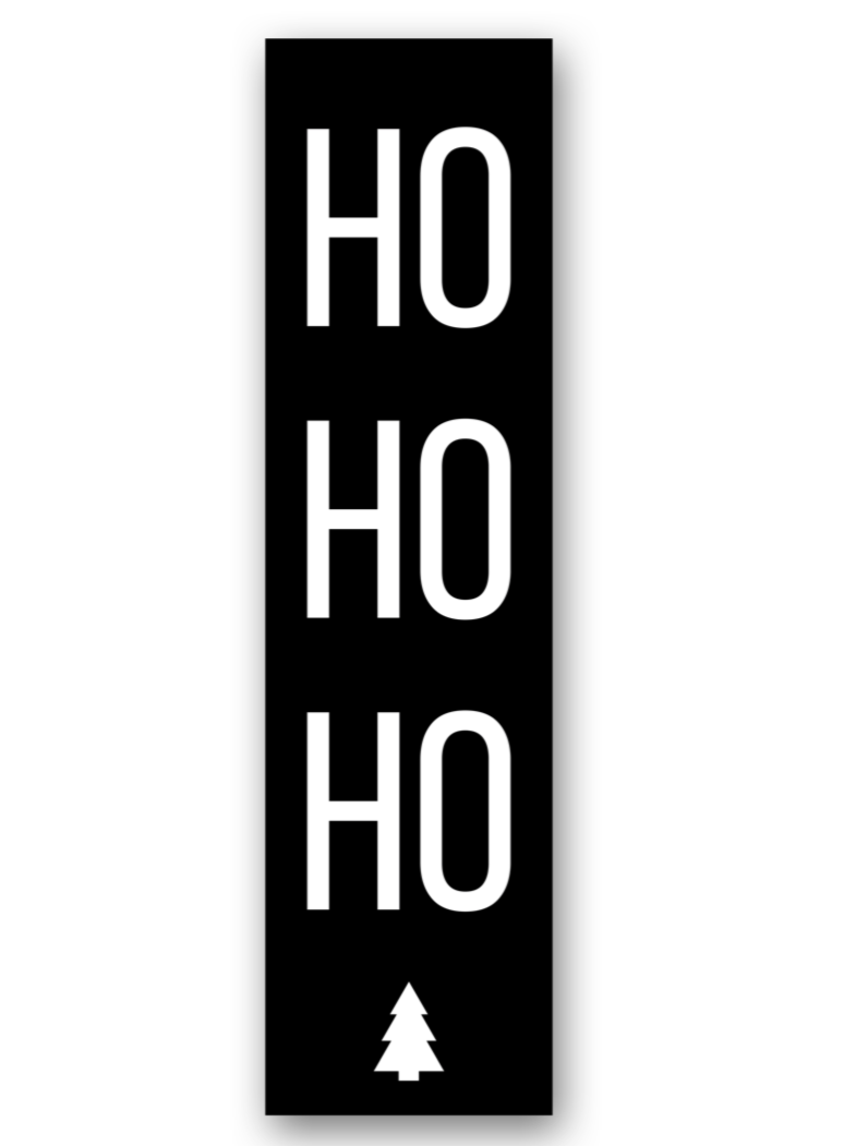 HO HO HO - VERTICAL POSTER – HUISJEVANSANNE